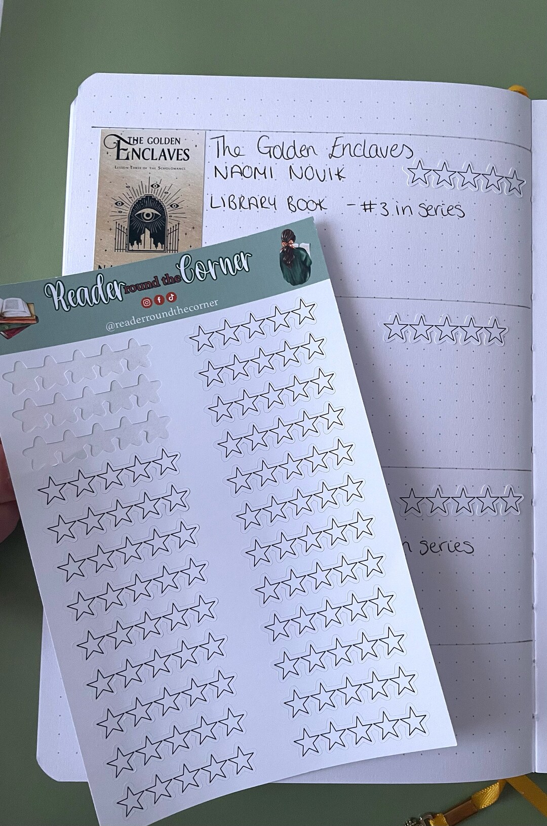 Mini Star Rating Stickers Reading Journal Stickers Bullet Journal ...