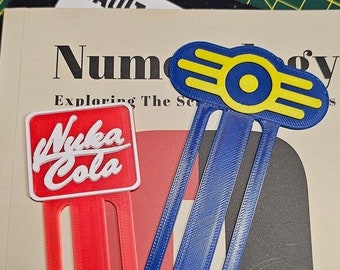 2pc Fallout Pipboy Inspired Bookmark Set Fallout Vault Tec Video Game ...