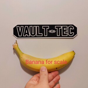 Vault Tec Sign, Fallout Inspired, 3d Printed - Etsy