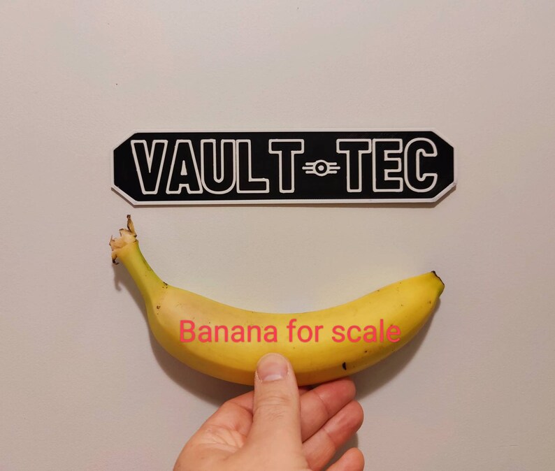 Vault Tec Sign Fallout Inspired 3d Printed - Etsy