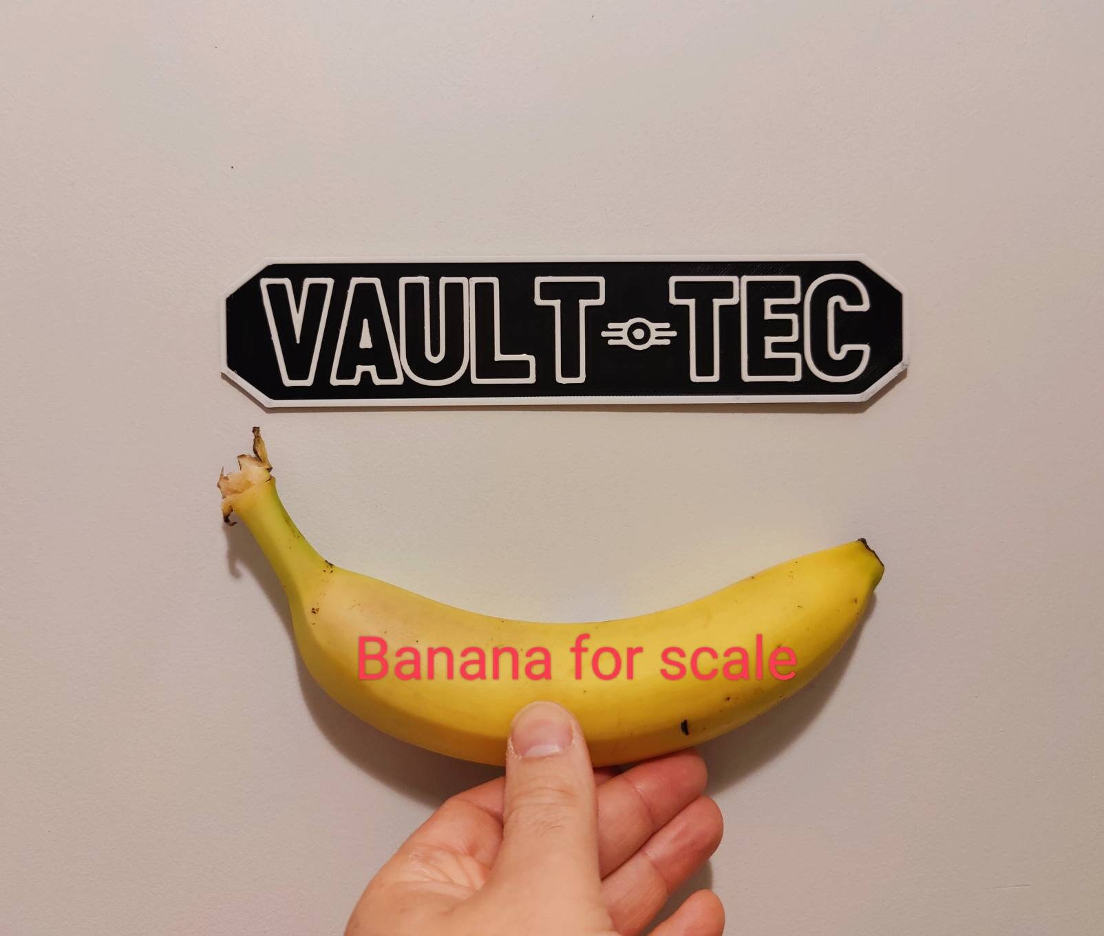 Vault Tec Sign Fallout Inspired 3d Printed - Etsy