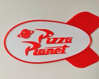 Pizza Planet Sign - Etsy