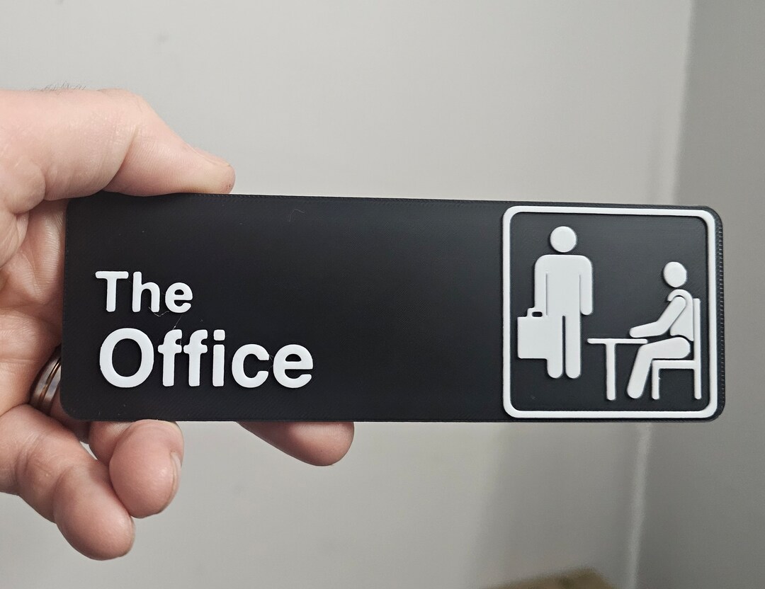 The Office 3d Printed Sign - Etsy Ireland