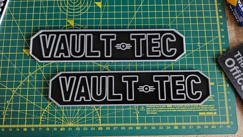 Vault Tec Sign, Fallout Inspired, 3d Printed - Etsy