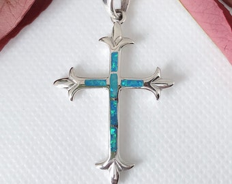 Dark Blue Cross | Etsy