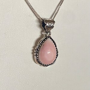 Natural Pink Conch Shell Teardrop Pendant - Pink Conch Pendant for ...