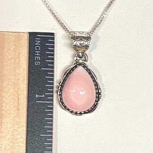 Natural Pink Conch Shell Teardrop Pendant - Pink Conch Pendant for ...
