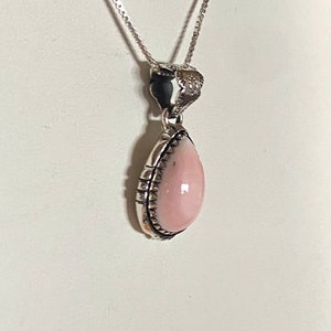 Natural Pink Conch Shell Teardrop Pendant - Pink Conch Pendant for ...