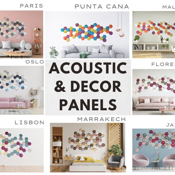 Sound Absorbing Wall Decor - Etsy