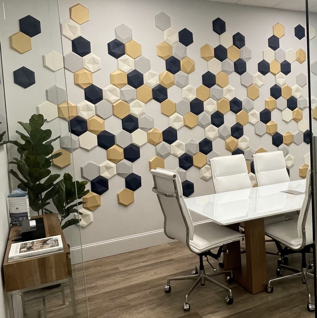 MEETING ROOM SOUNDPROOFING Panels / Office Wall Decor Customize Wall ...