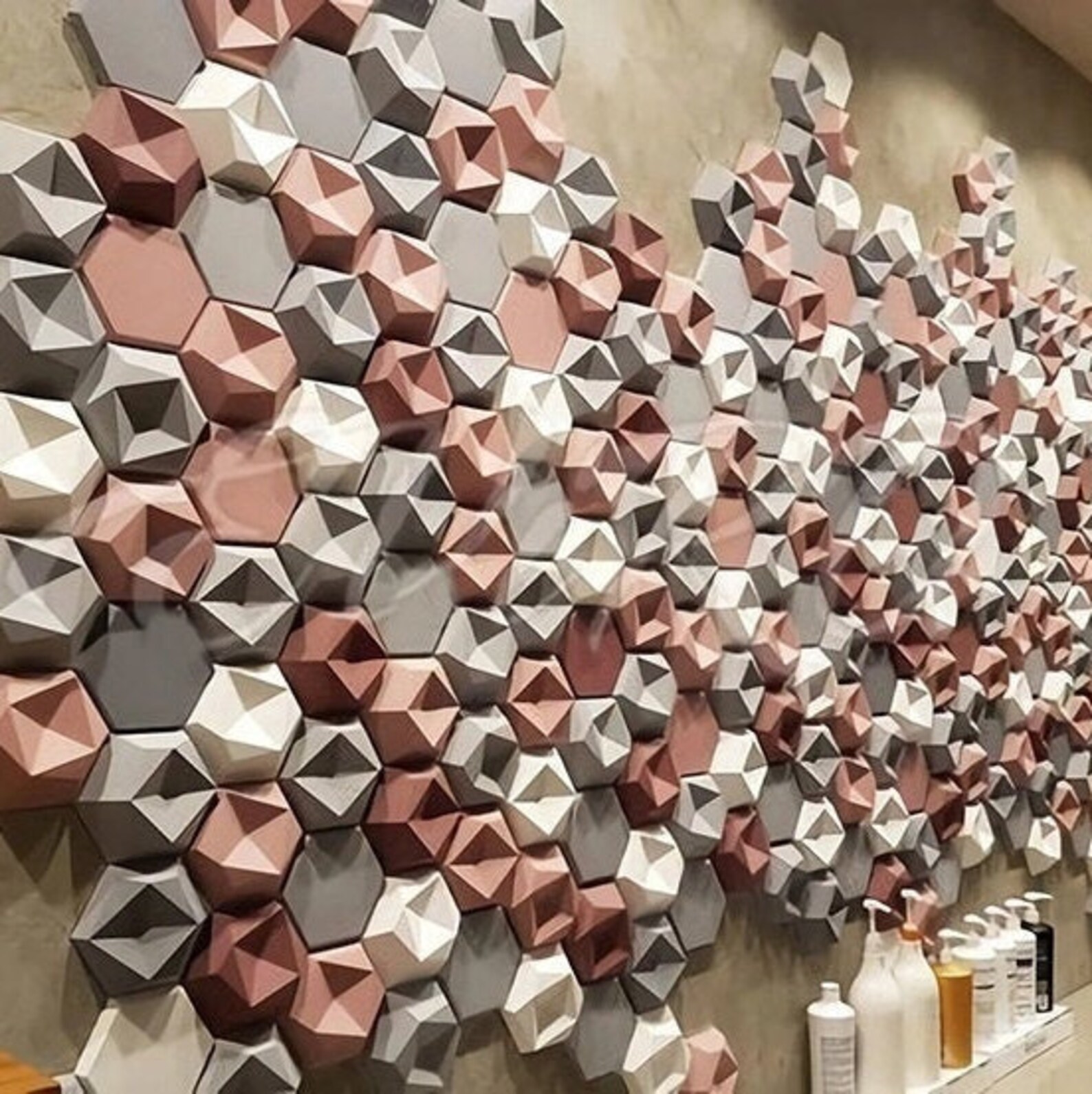 3D Wall Tiles CREATE CUSTOM DESIGN Mixing 80 Colors 3D Wall | Etsy