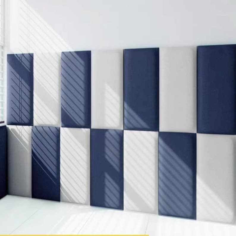 Anti-collision Wall Padding for Kid Bedroom, Peel & Stick Upholstered ...