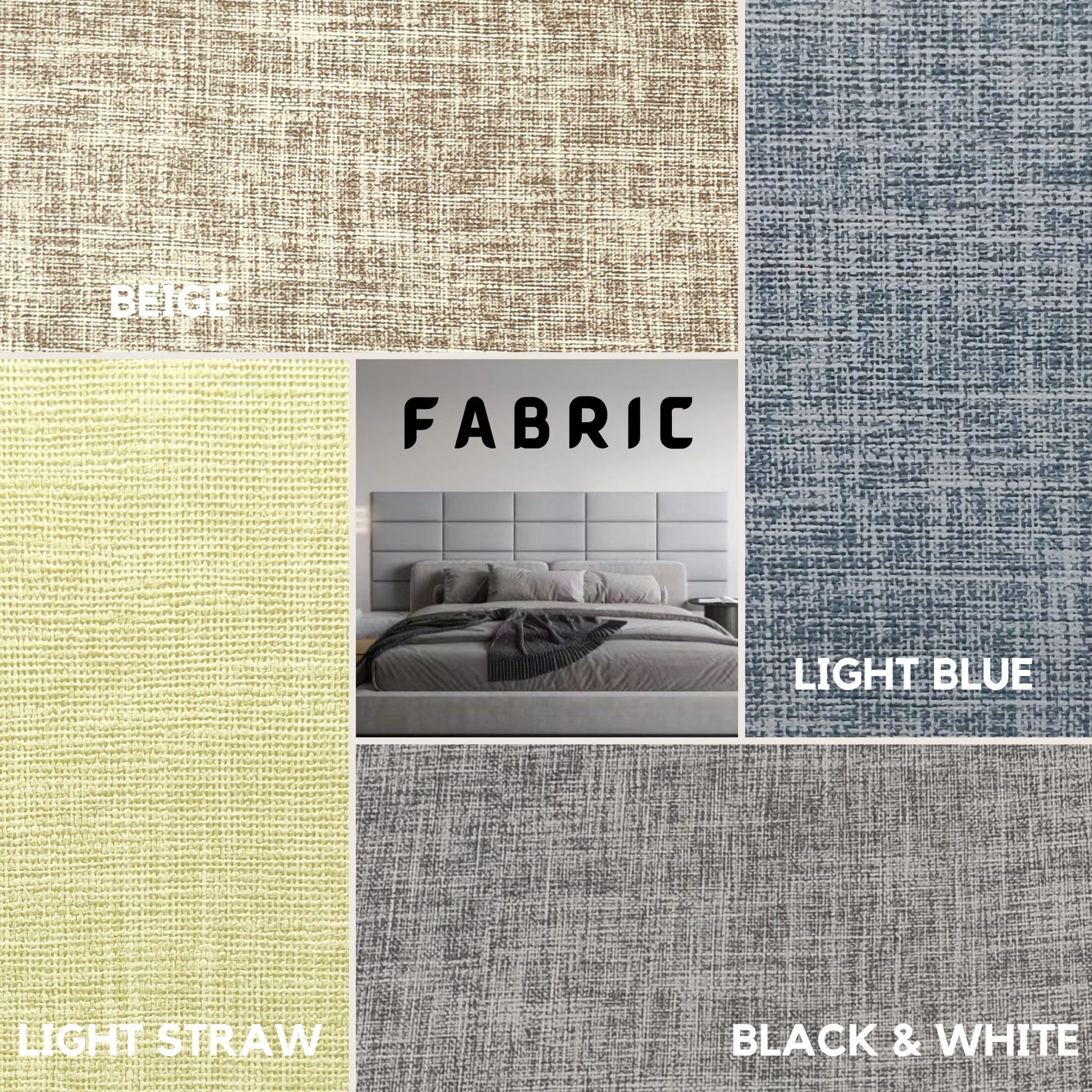 UPHOLSTERED WALL PANELS, Rectangular 24"x10" Cushion Wall Panel ...