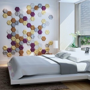DECORATIVE AESTHETIC Sound Diffuser Wall Soundproofing Hexagon ...