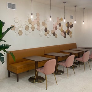 DECORATIVE AESTHETIC Sound Diffuser Wall Soundproofing Hexagon ...