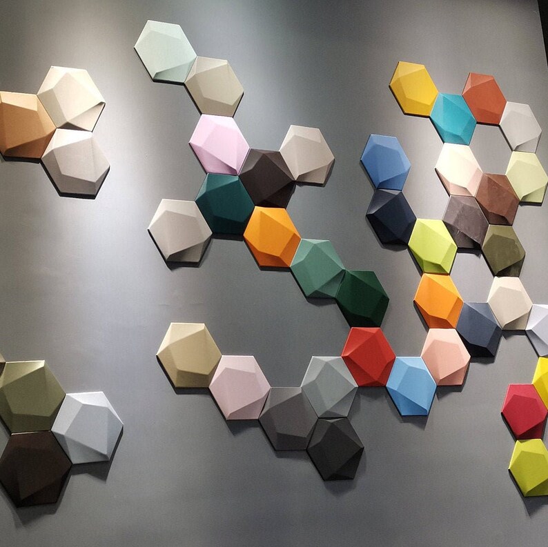 CUSTOM WALL TILE Hexagon Tile Backsplash Wall Coverage Leather - Etsy