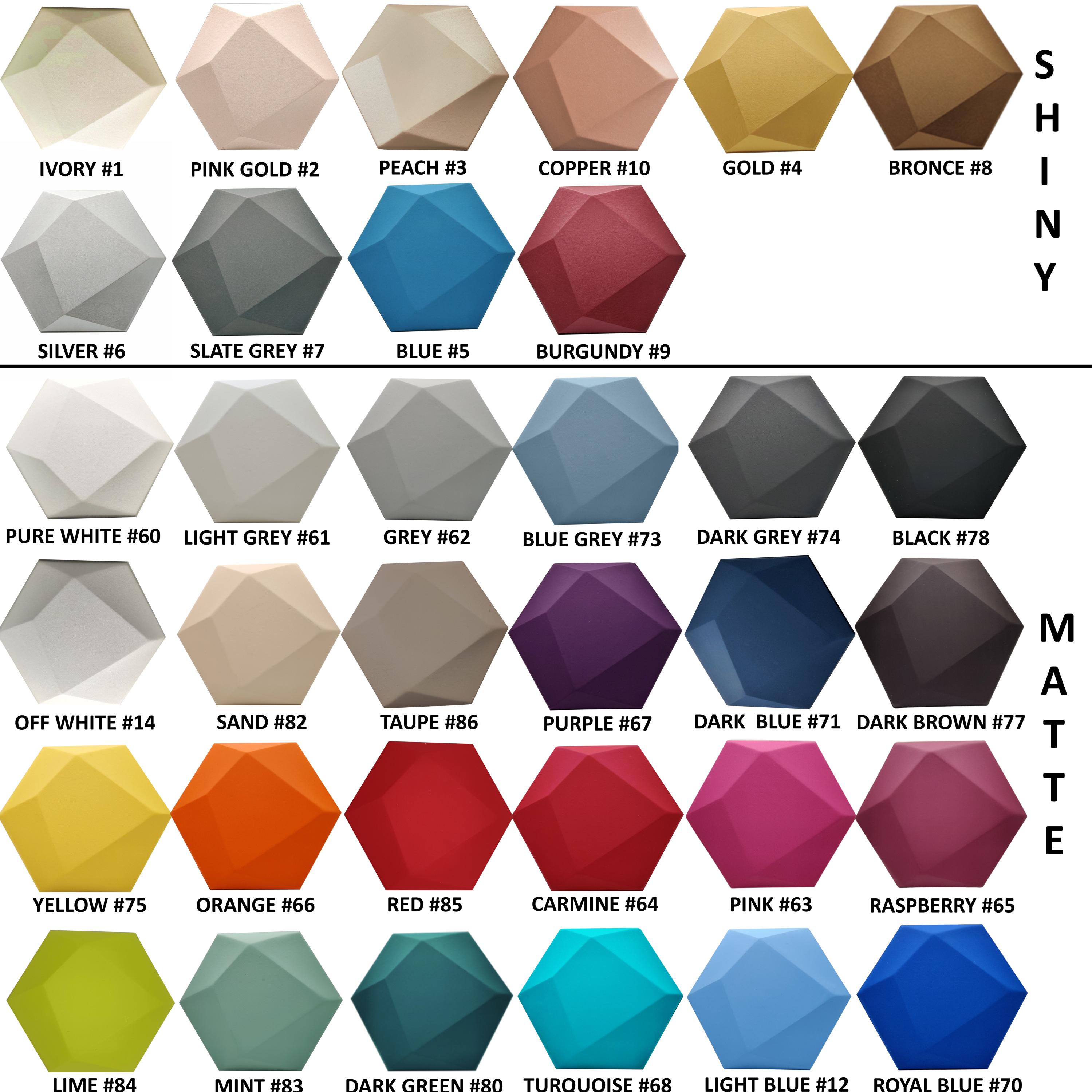 HEXA NANOLEAF COMPLEMENT Hexagonal Acoustic Foam Tile Mix With Nanoleaf ...