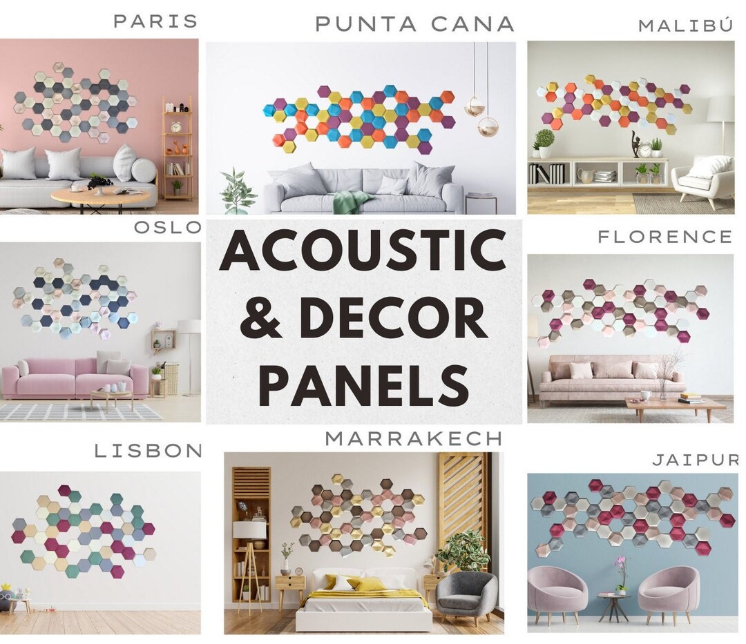 Decorative Soundproofing Panel PACK 20, 50, 100 or 200 TILES White ...