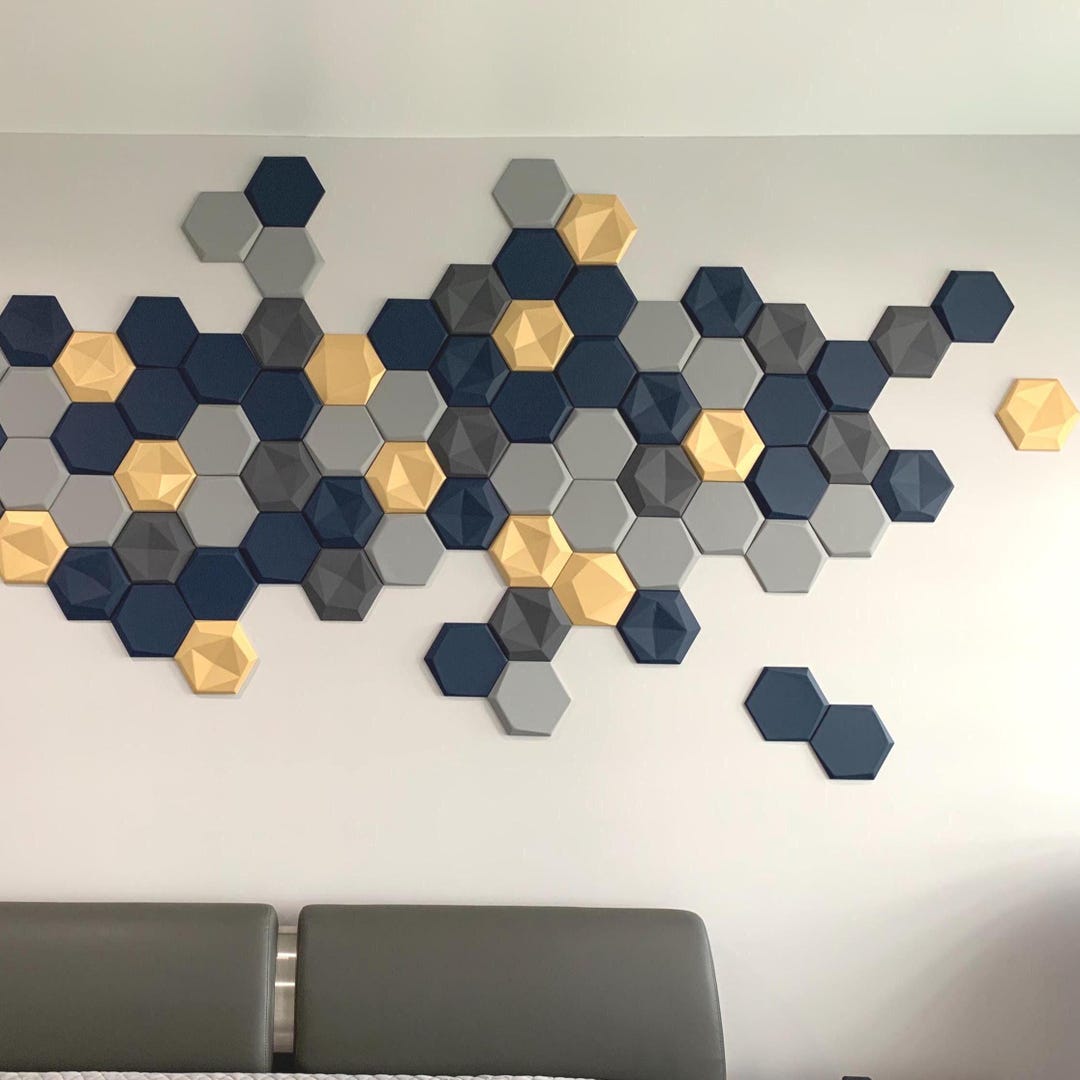 Decorative Soundproofing Tile Acoustic Panel Sound Absorbing Foam Wall ...