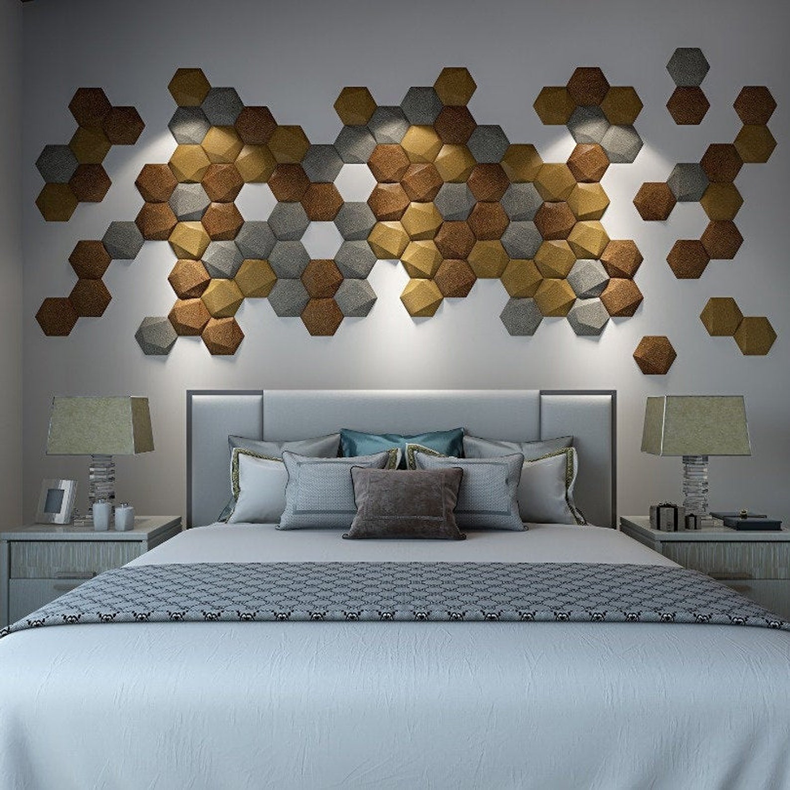 3D Wall Tiles CREATE CUSTOM DESIGN Mixing 80 Colors 3D Wall | Etsy