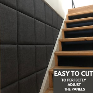 SELF ADHESIVE WALL Panels 30 Colors Velvet Fabric Faux Leather ...