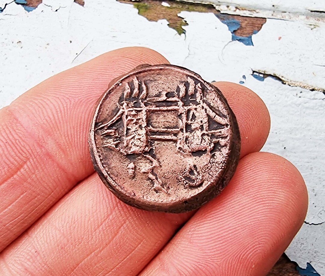 Tower Bridge - Copper Trade Token Handmade by Si-finds - Etsy
