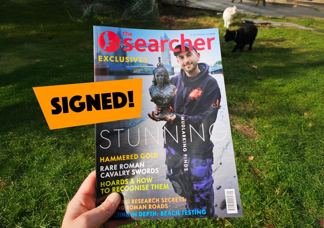 Original Signed Copy of Searcher Mag Featuring Si-finds on the Cover - Etsy