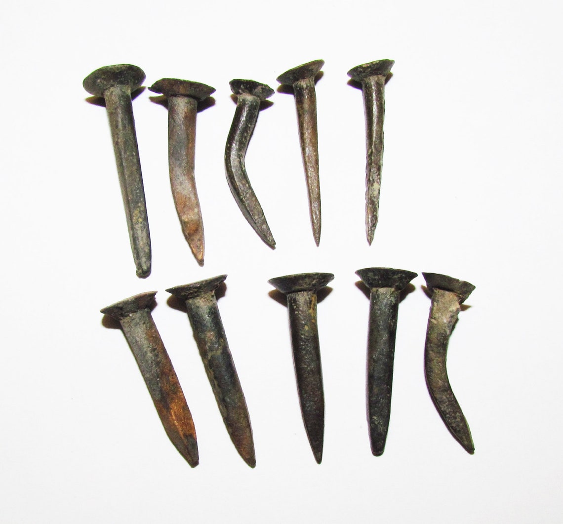 X10 Brass Ships Nails - Etsy