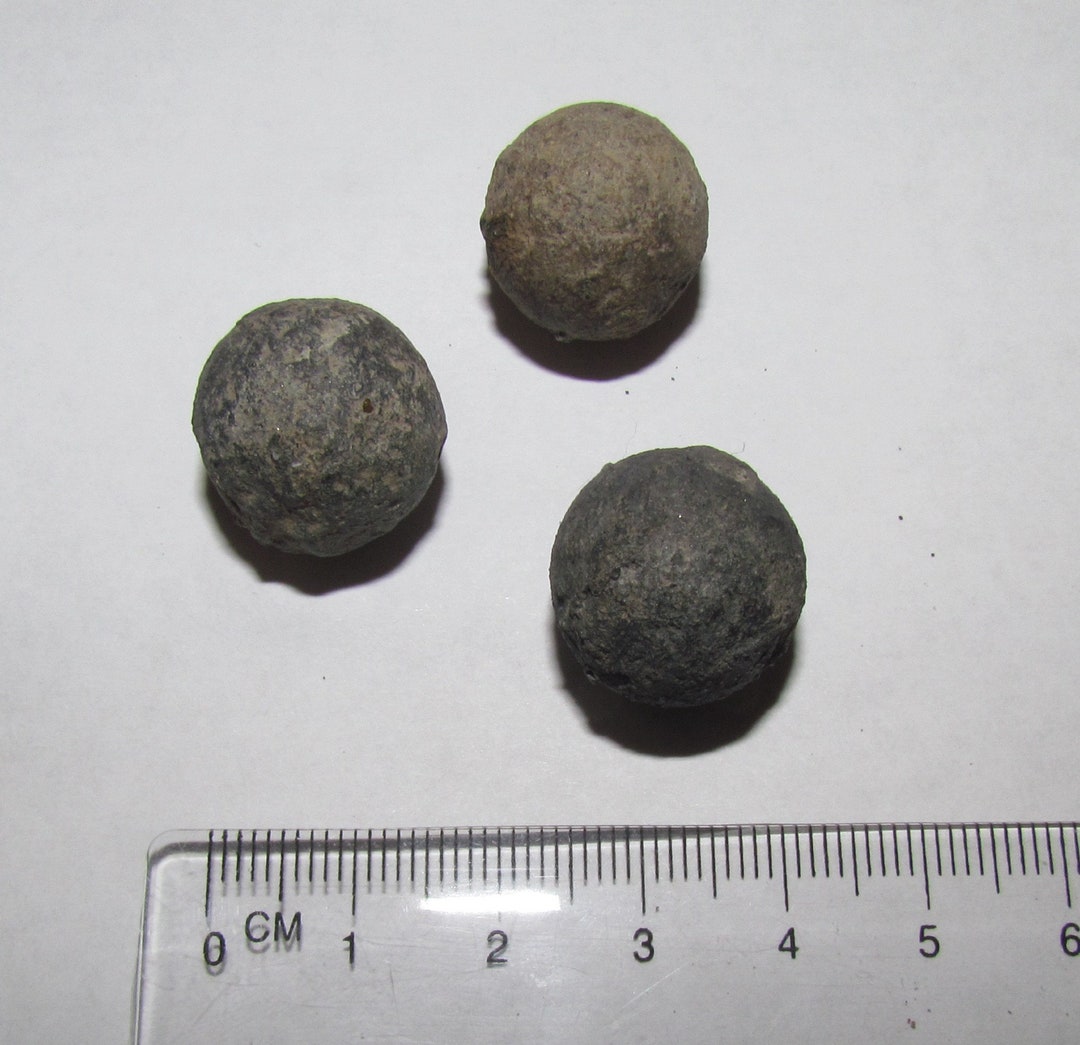 X3 Musket Balls - Etsy