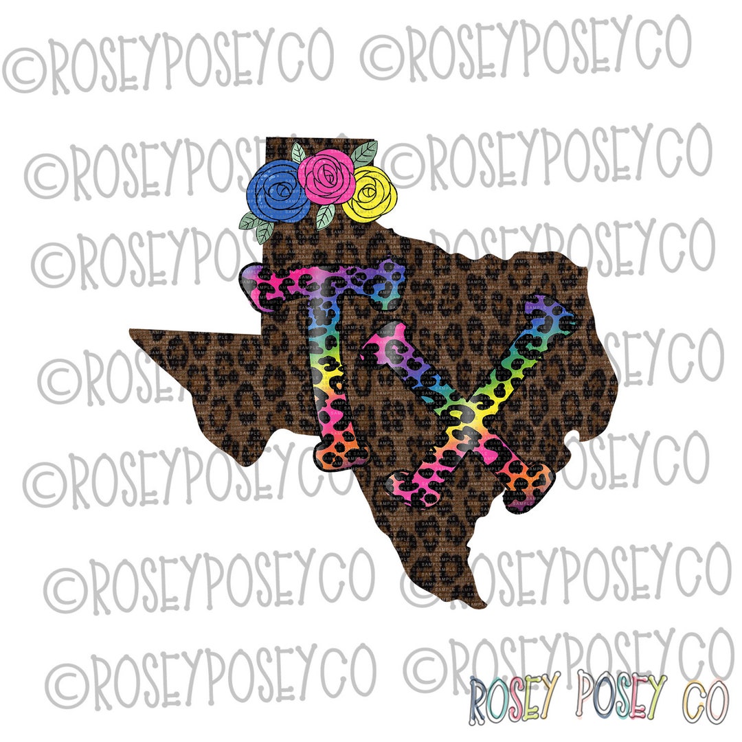 Texas, Leopard, Animal Print Sublimation Design Digital Download PNG - Etsy