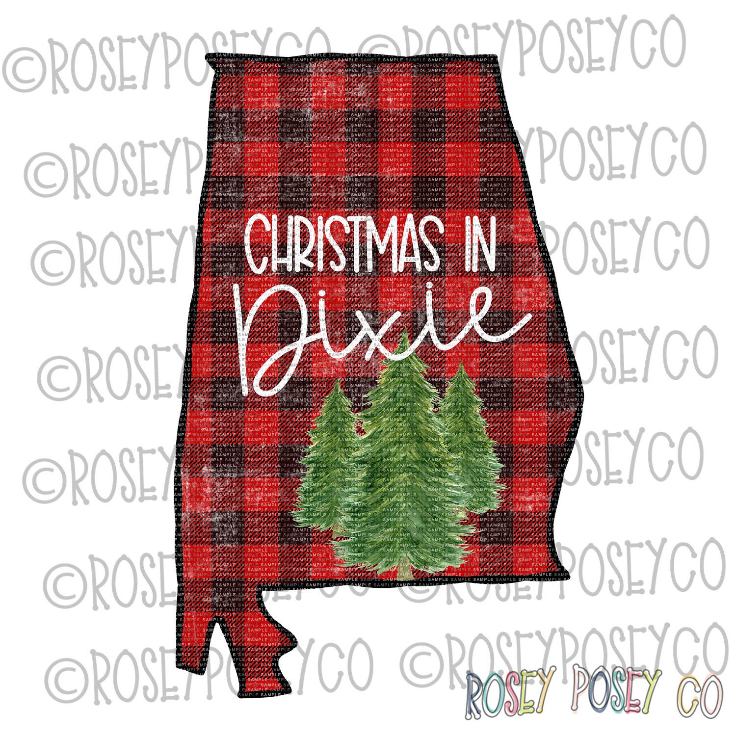 Christmas in Dixie, Alabama Sublimation Design Digital Download PNG - Etsy