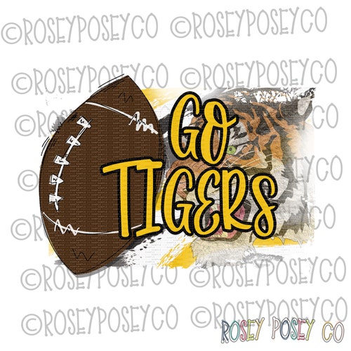 Go Tigers Png Sublimation Design Digital Design - Etsy