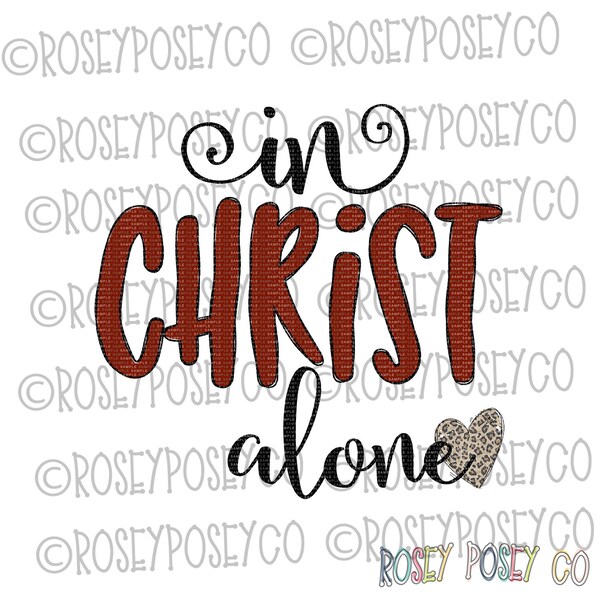 In Christ Alone - Etsy