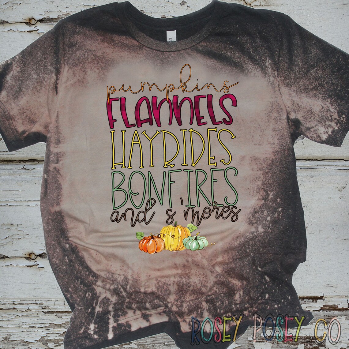 Fall Pumpkins Flannels Hayrides Bonfires and S'mores - Etsy