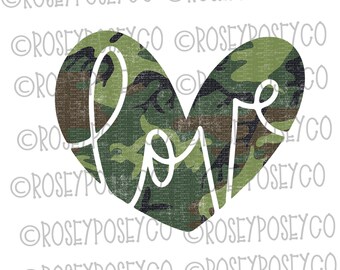 Camo Love | Etsy