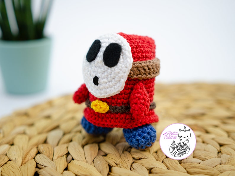 CROCHET PATTERN Shy Guy Super Mario Bros PDF File - Etsy