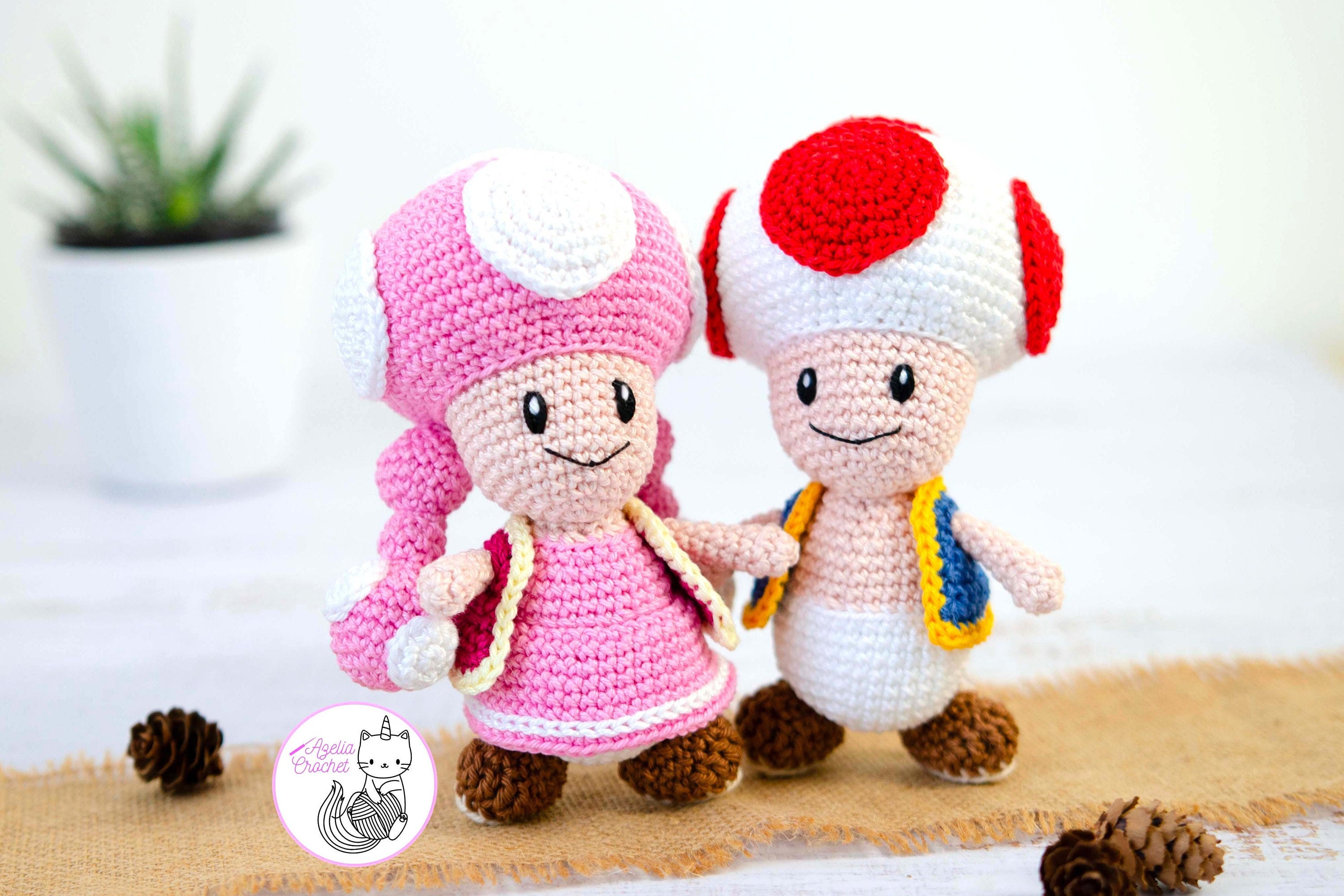CROCHET PATTERN BUNDLE Toad Et Toadette Super Mario Bros | Etsy