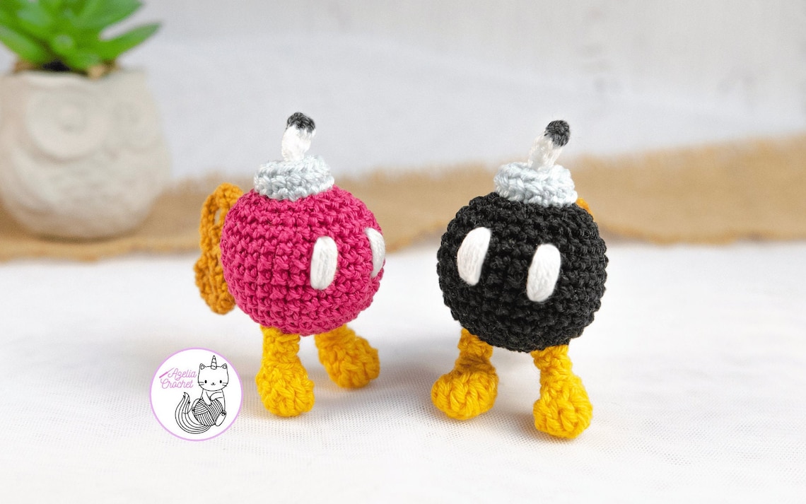 CROCHET PATTERN Bob-omb Super Mario Bros PDF File | Etsy