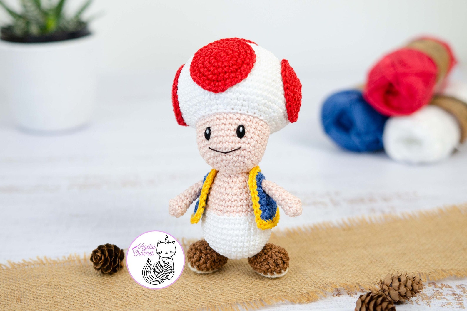 CROCHET PATTERN BUNDLE - Toad Et Toadette Super Mario Bros - Pdf File ...