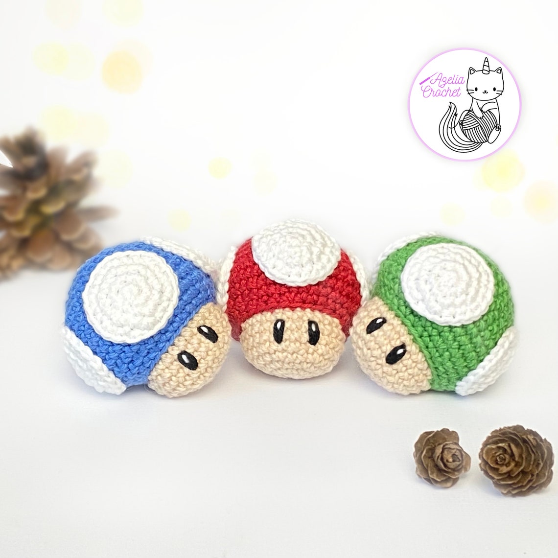 CROCHET PATTERN BUNDLE Goomba & Mario Bros Mushrooms Pdf - Etsy