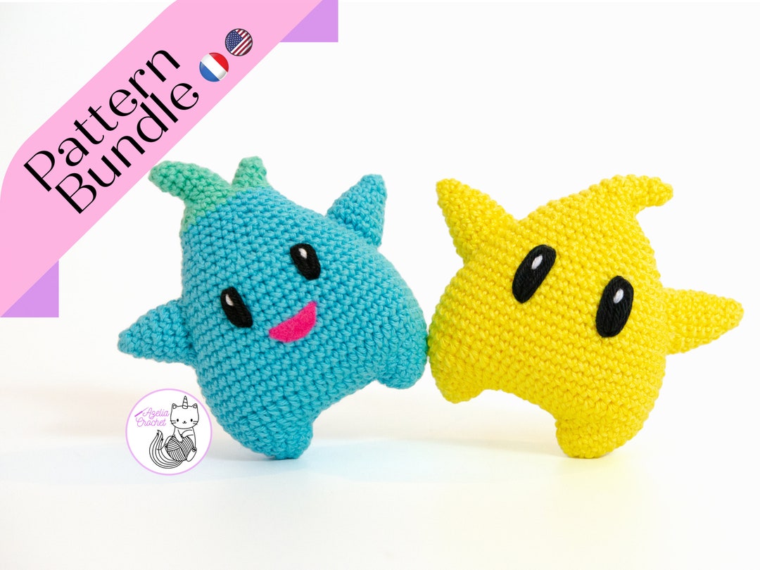 CROCHET PATTERN BUNDLE - Luma and Lumalee - Super Mario Galaxy - Pdf ...