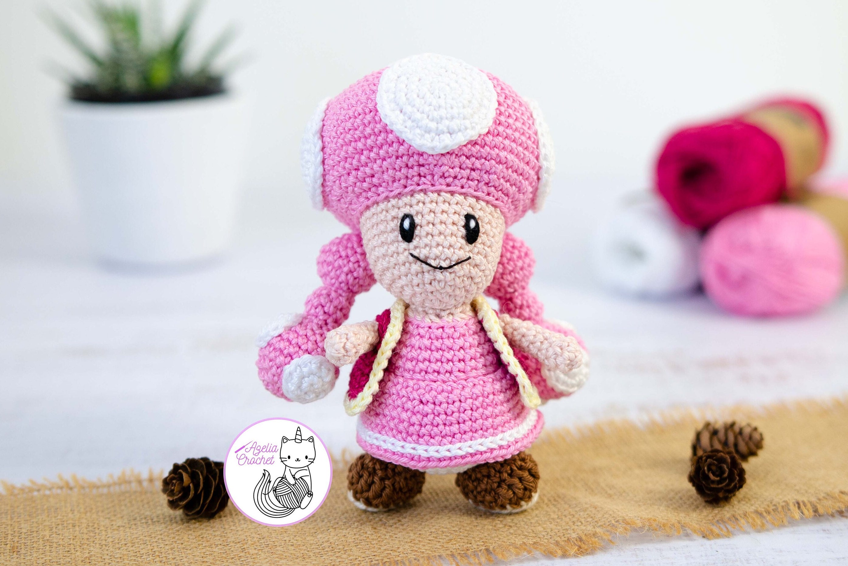 CROCHET PATTERN Toadette Super Mario Bros PDF File | Etsy