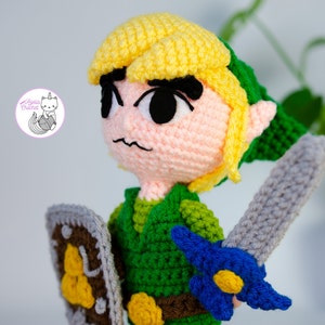 CROCHET PATTERN - Link Cartoon, Zelda the Windwaker - PDF File ...