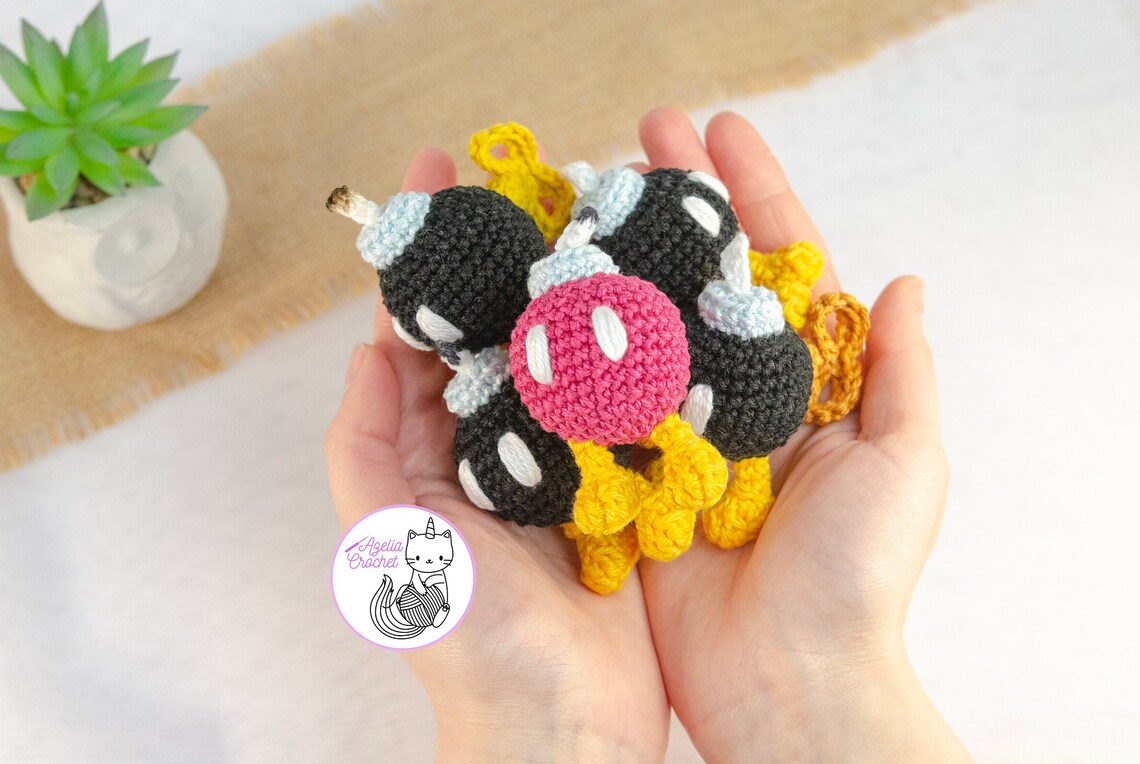 CROCHET PATTERN Bob-omb Super Mario Bros PDF File - Etsy