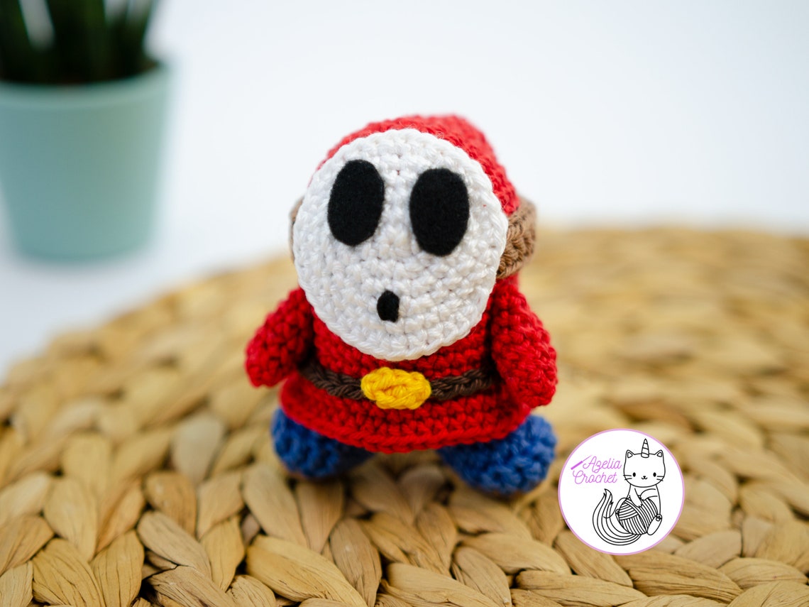 CROCHET PATTERN Shy Guy Super Mario Bros PDF File - Etsy