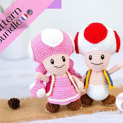 CROCHET PATTERN Toadette Super Mario Bros PDF File - Etsy