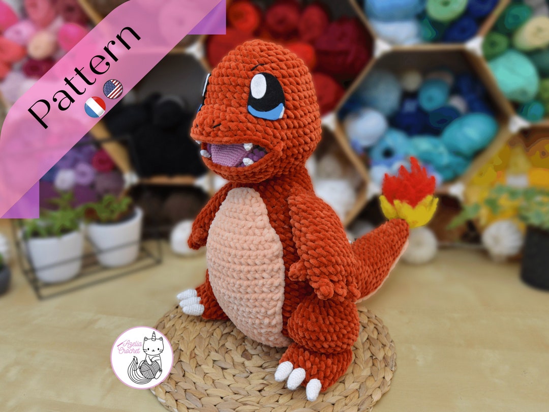 CROCHET PATTERN - Charmander Amigurumi Pokemon - PDF File - English ...