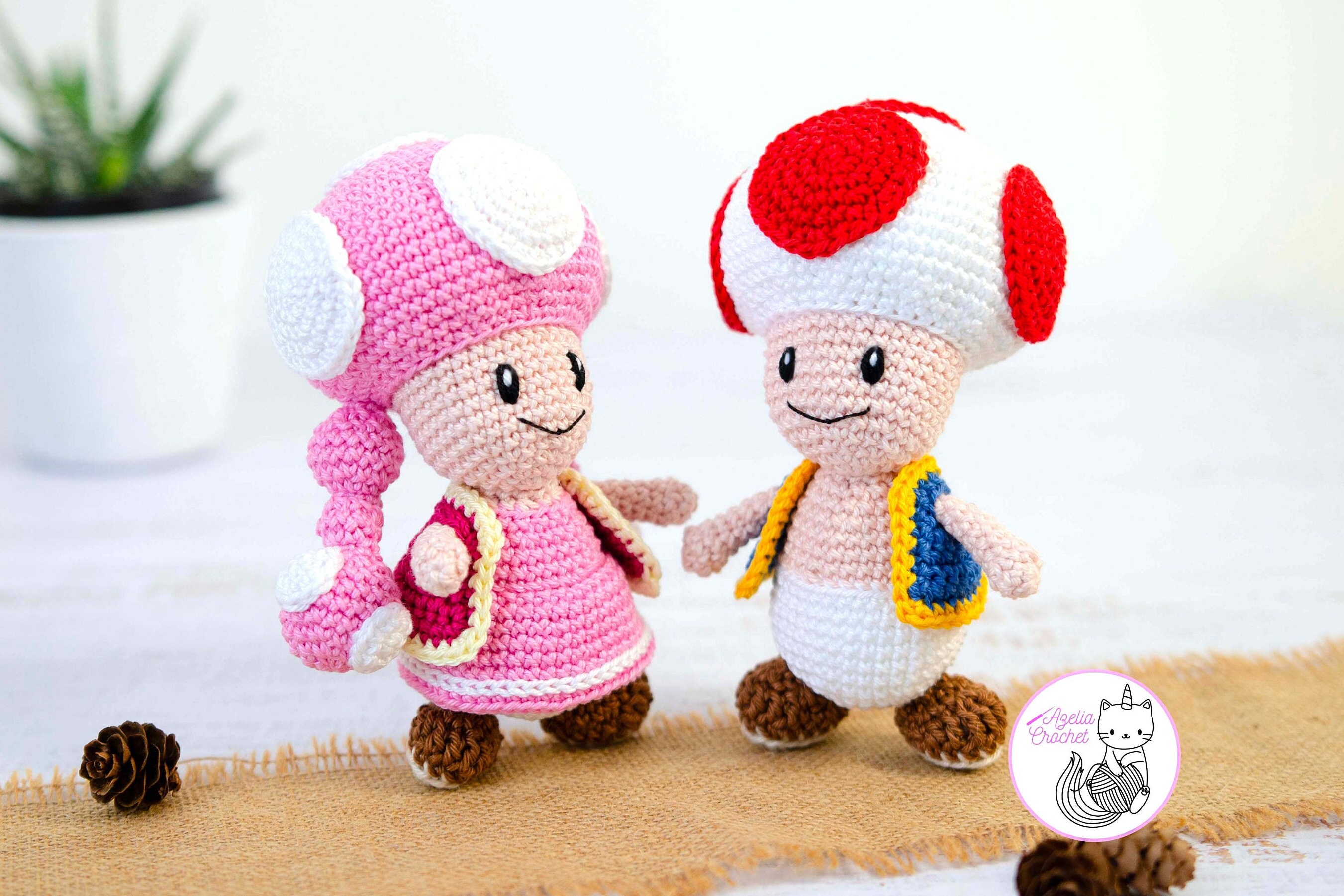 CROCHET PATTERN BUNDLE Toad Et Toadette Super Mario Bros | Etsy