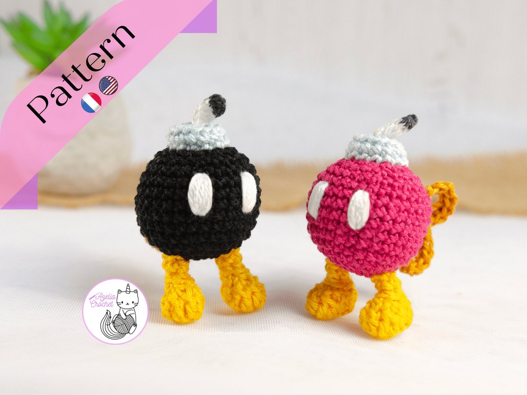 CROCHET PATTERN - Bob-omb Super Mario Bros - PDF File- English, French ...