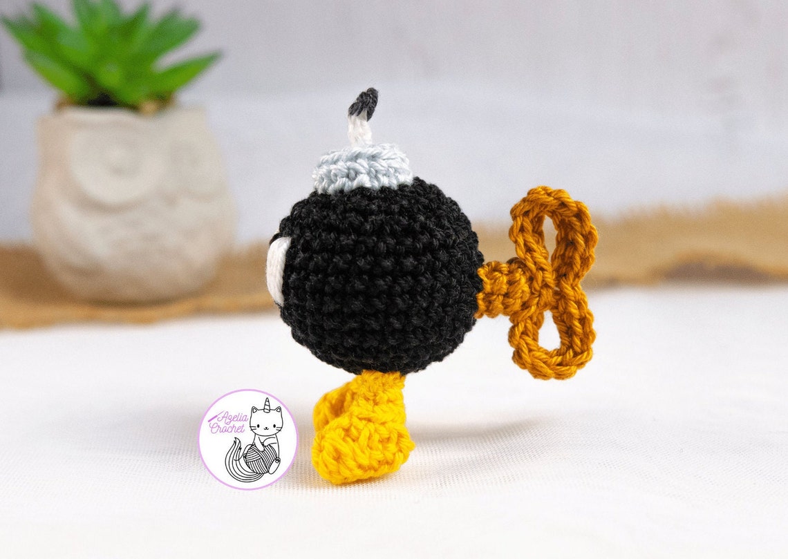 CROCHET PATTERN - Bob-omb Super Mario Bros - PDF File- English, French ...